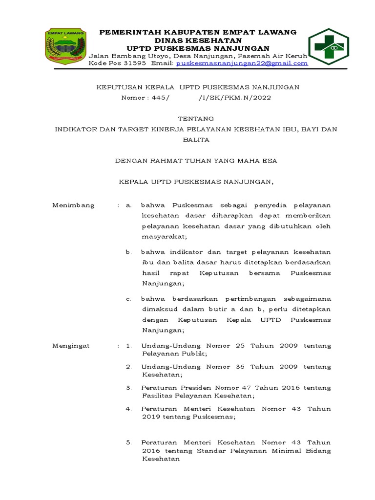 SK Program Penurunan Aki Dan Akb | PDF