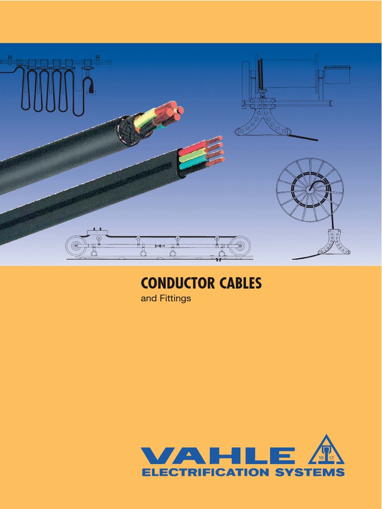 Conductor Cables - Vahle, Inc | PDF | Electric Motor | Manufactured Goods