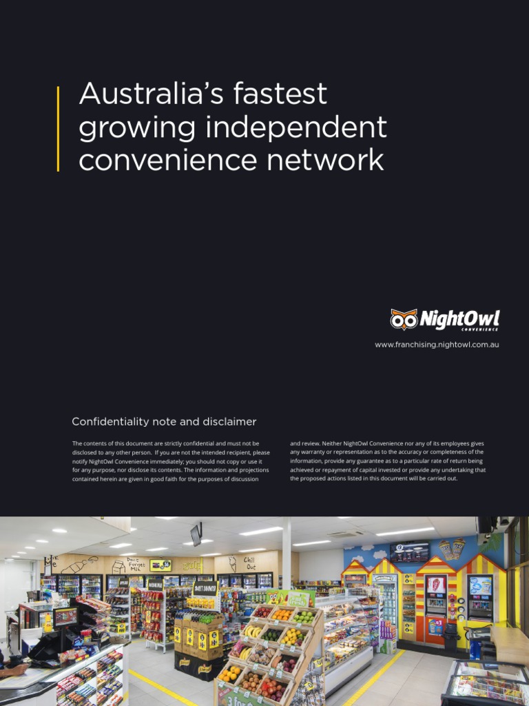 Night Owl PDF | Download Free PDF | Point Of Sale | Franchising