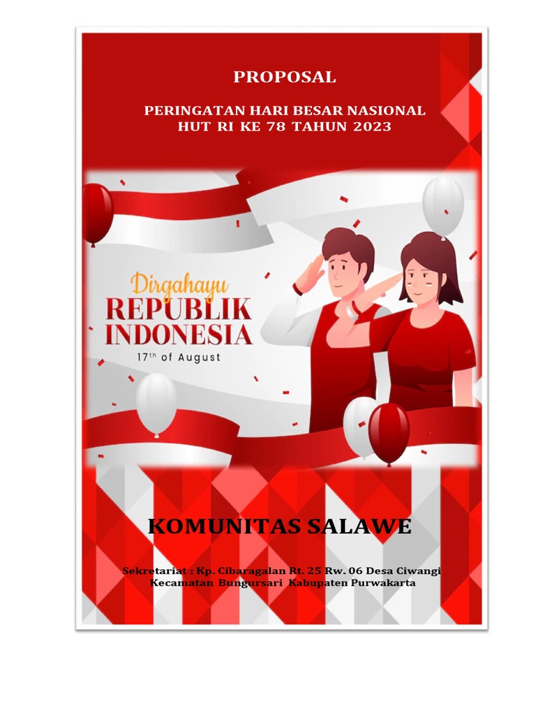 Proposal Hut Ri 77 | PDF