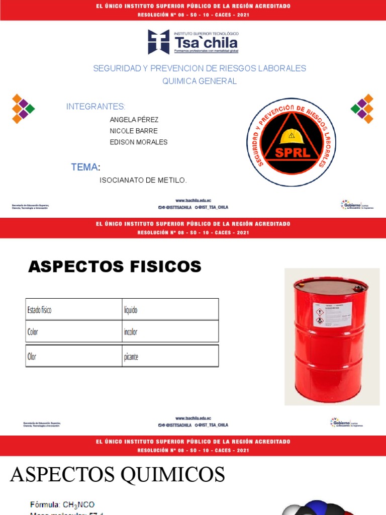 Isocianato de Metilo | PDF