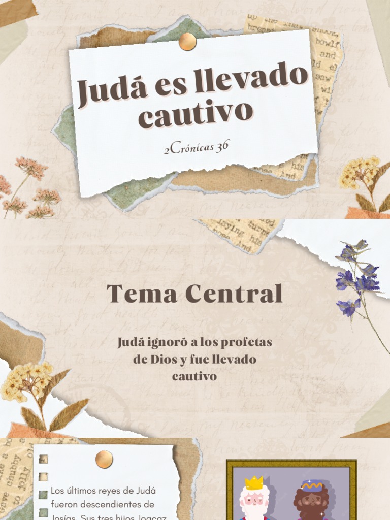 Judá Es Llevado Cautivo | PDF | Pecado