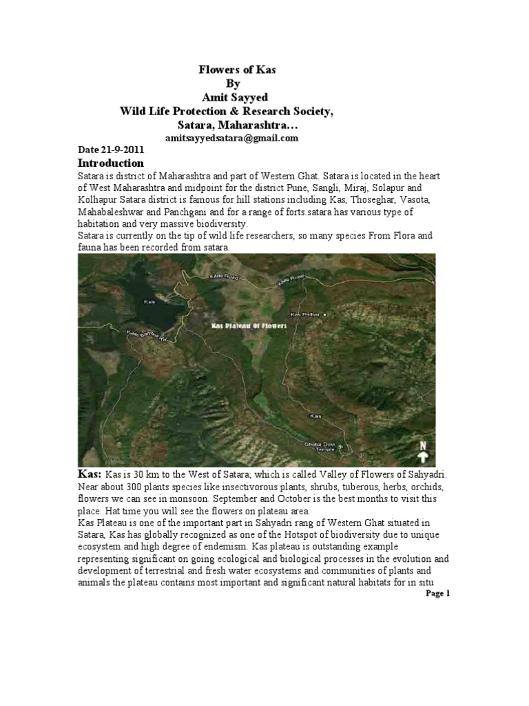Flowers of Kas | PDF | Branches Of Botany | Botany