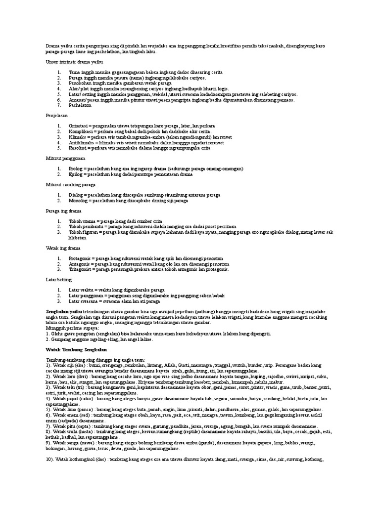 Contekan Pkwu Dan B.jawa | PDF