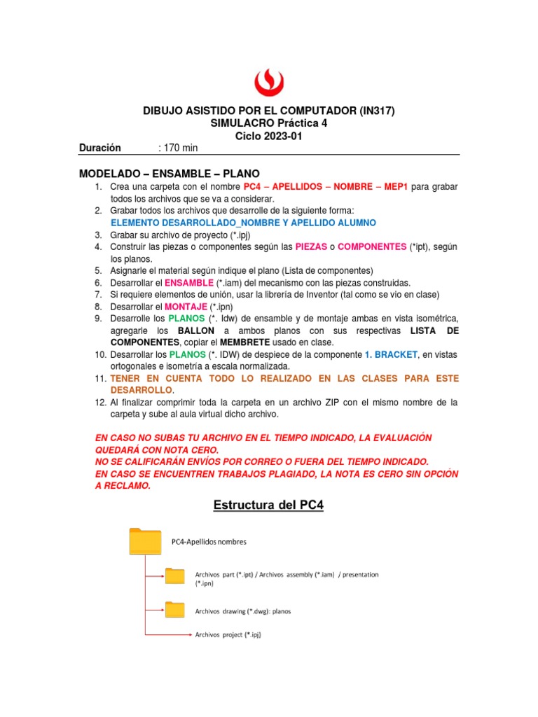 Simulacro de PC4 2023 01 | PDF
