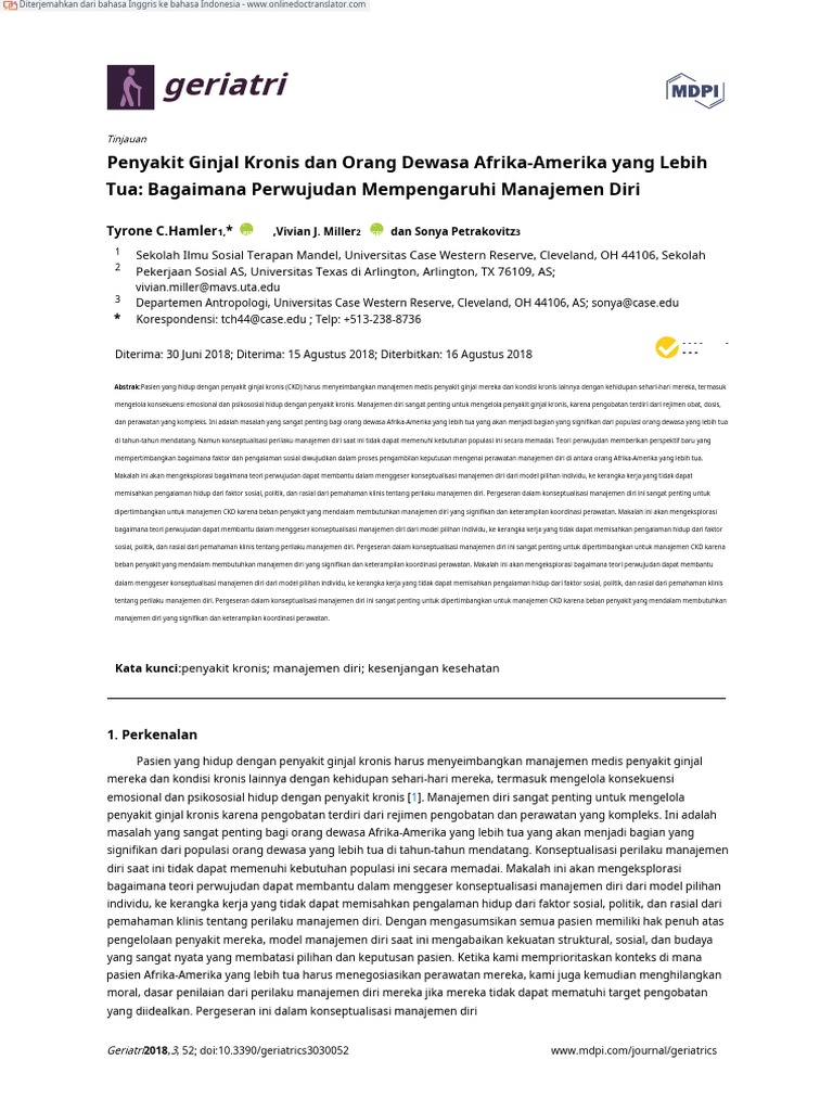 Tyrone, 2018 Self Nanagemen CKD - Indonesia | PDF