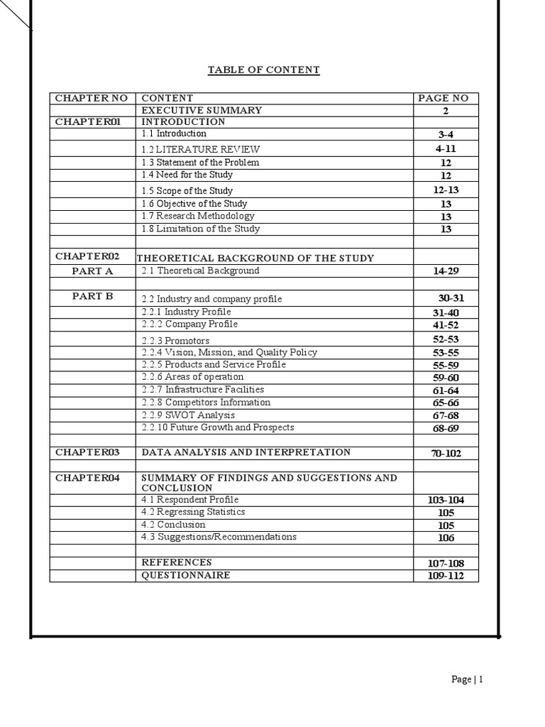 MBA Project Report Final Copy-Santhosh A | PDF | Employment | Sampling ...