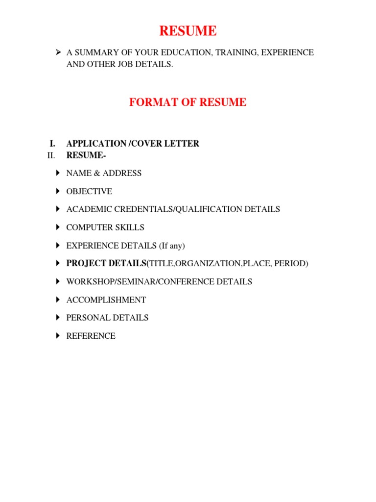 Resume For Students | Download Free PDF | Résumé | Computer Science