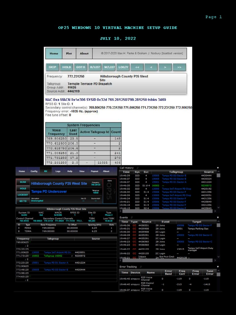 OP25 Windows 10 Setup Guide | PDF | Linux Distribution | Information ...