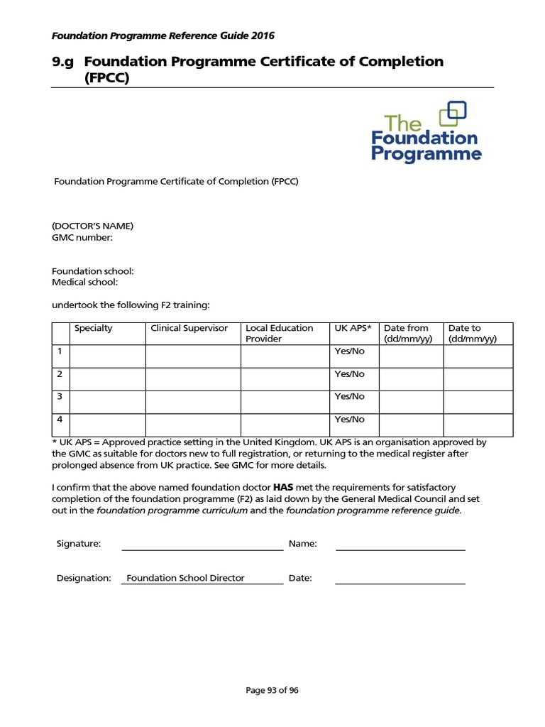 FPCC From Ref Guide | PDF