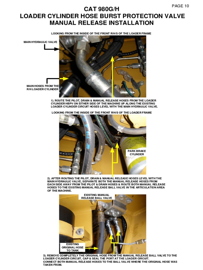 Page. 10. 980G and H HBPV Ins | PDF