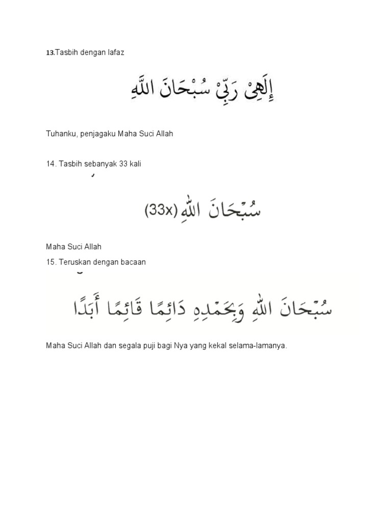 TASBIH | PDF | Agama & Spiritualitas