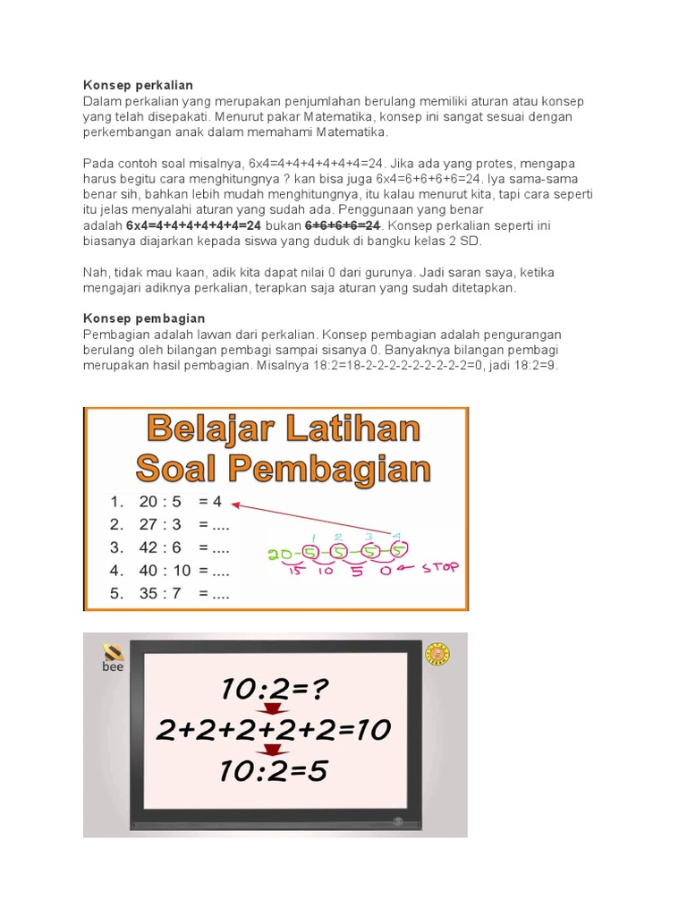Konsep Perkalian | PDF