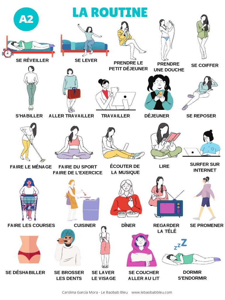 Routine Quotidienne et Activités A2 | PDF | Bien-être