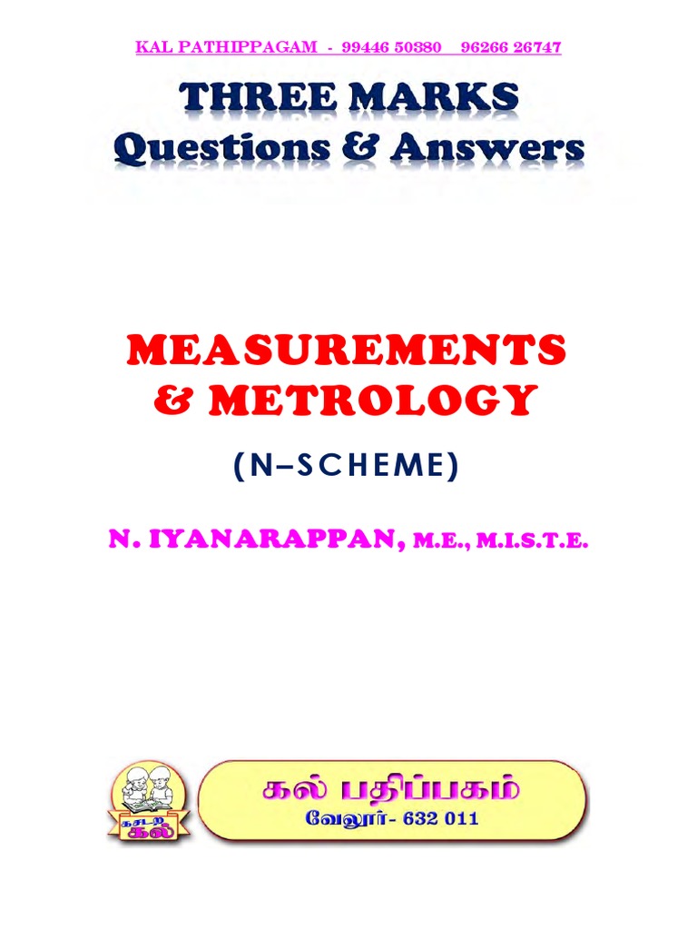 Measurements & Metrology (English) | PDF | Flow Measurement | Interferometry