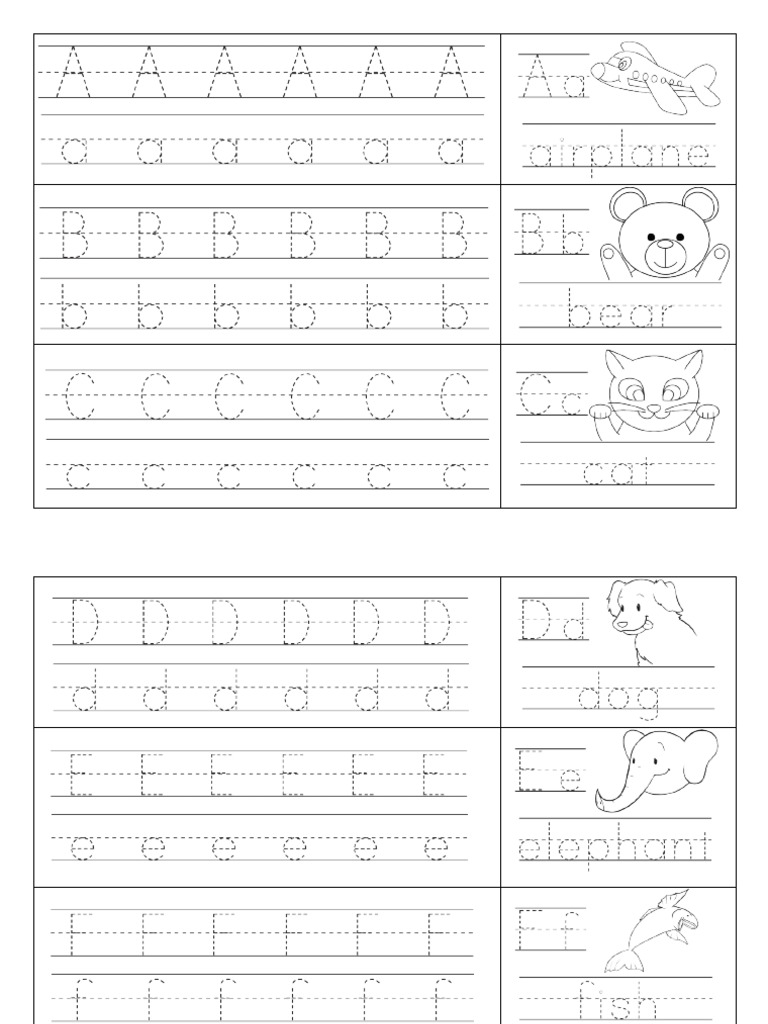 Alphabets Writing | PDF
