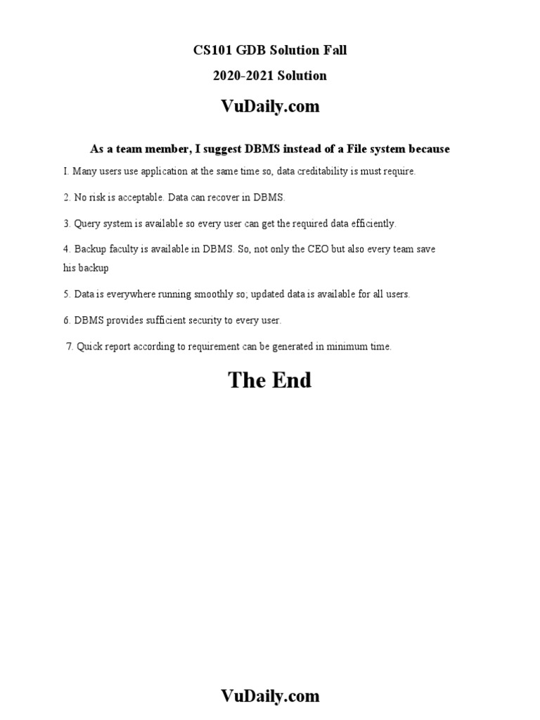 CS101 GDB Solution Fall 2020-2021 | PDF CS101 GDB Solution Fall 2020-2021 | PDF