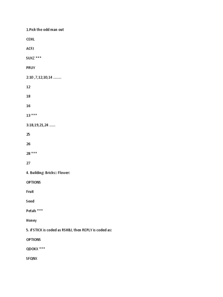 Logical 1-20 | PDF | Speed