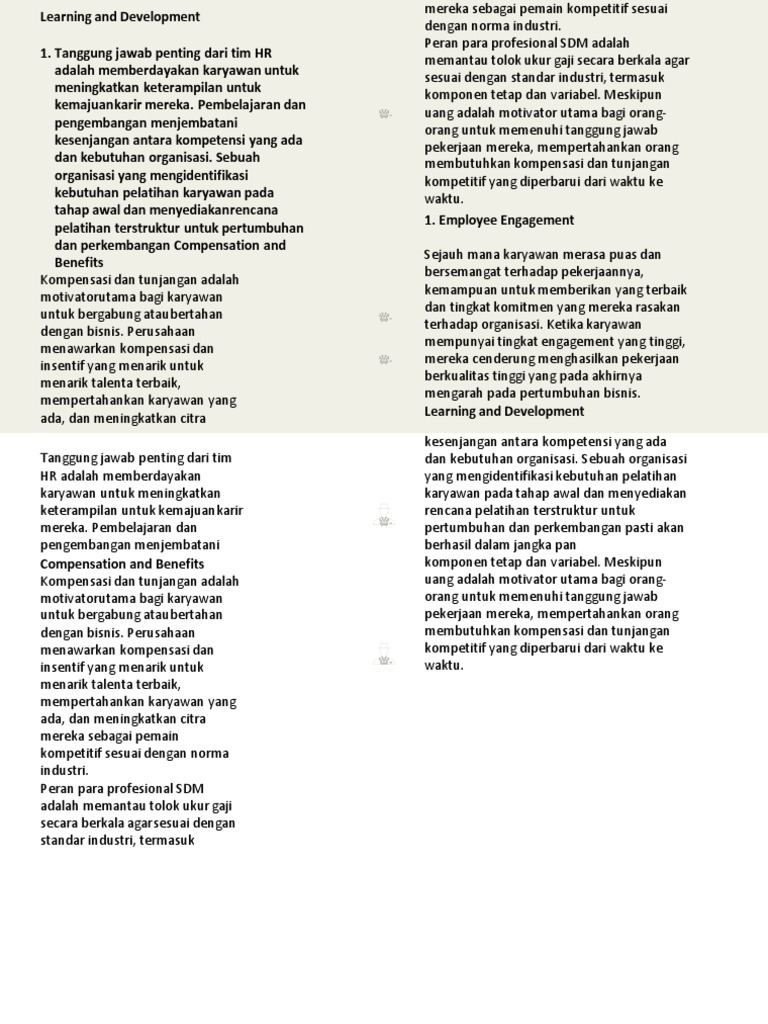 Learning and Development | PDF