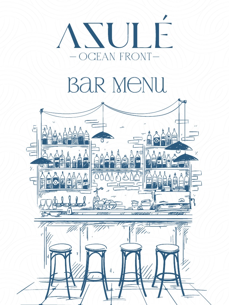 Menu du Bar Azule Lounge | PDF | Scotch whisky | Économie de l'Écosse