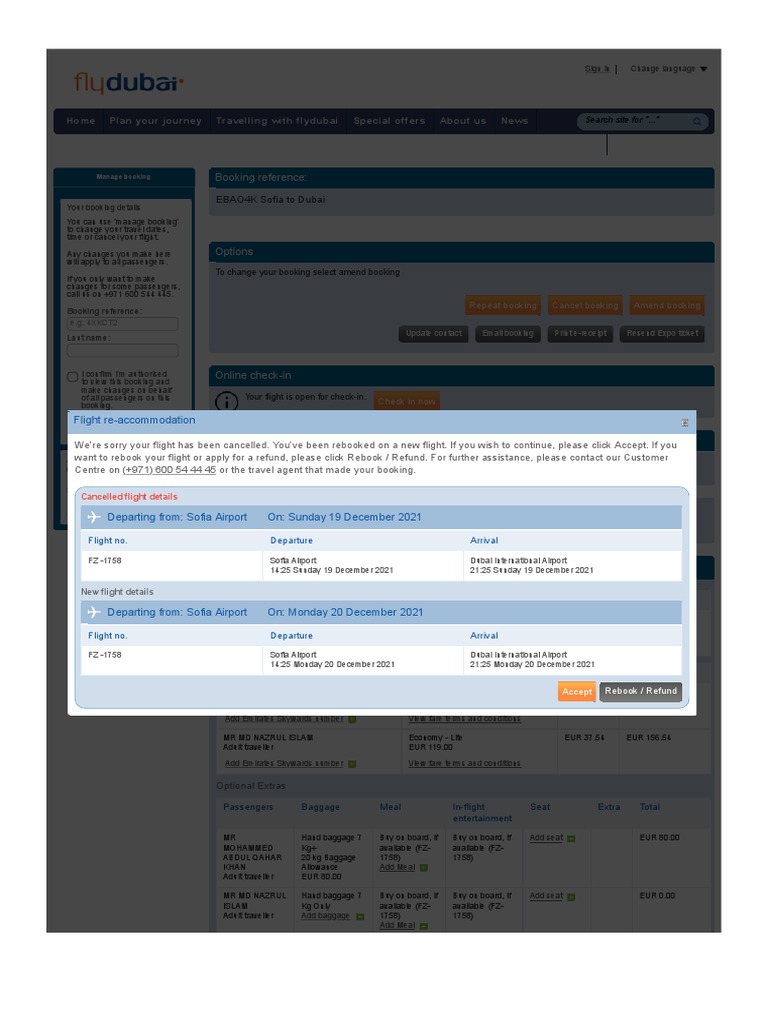 Flydubai | PDF | Transport | Aviation