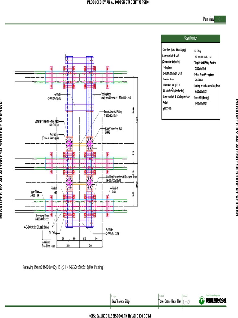 Tower Crane Foundation | PDF | Crane (Machine) | Mechanical Engineering