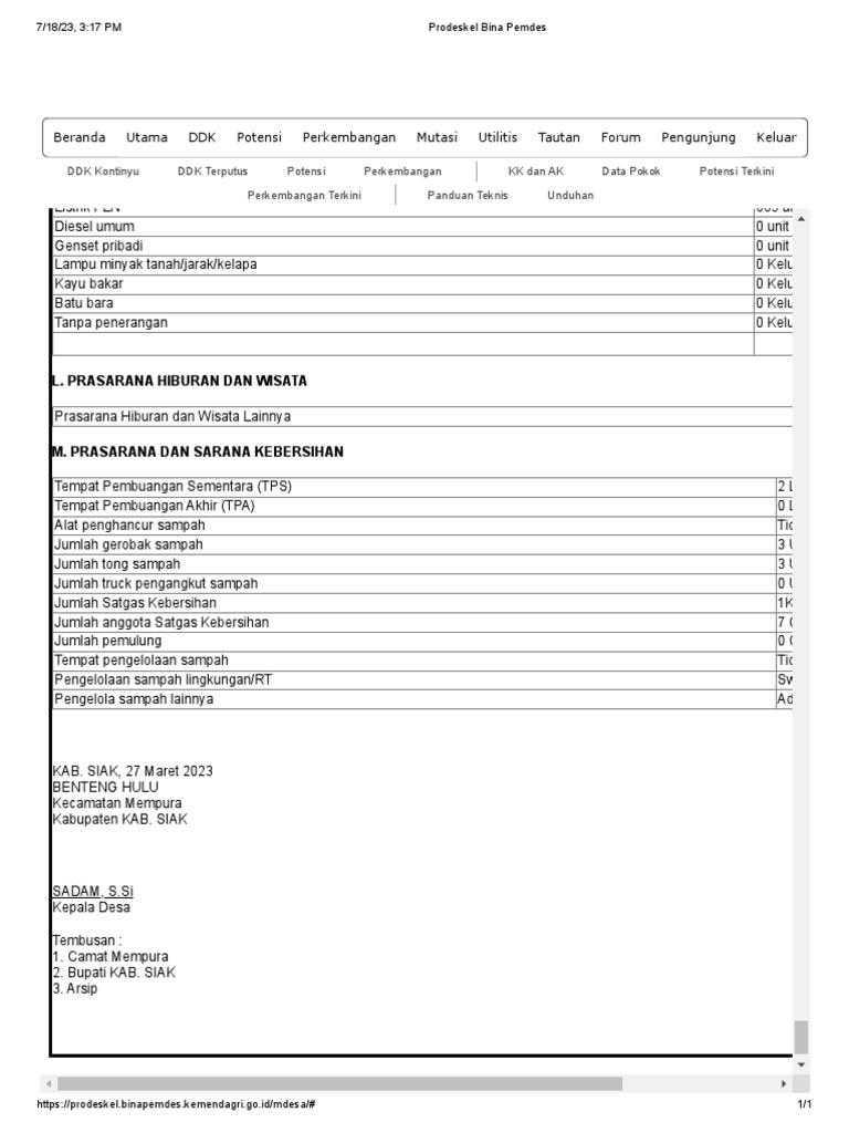 Prodeskel Bina Pemdes | PDF