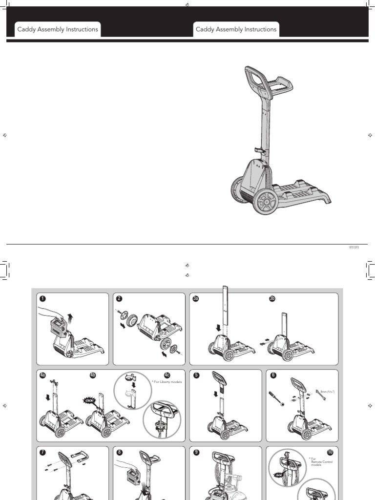Caddy Assembly Guide Steps | PDF