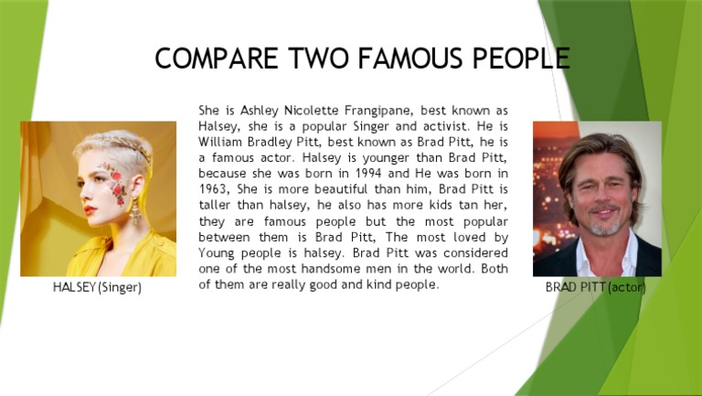 Compare Famous People | PDF
