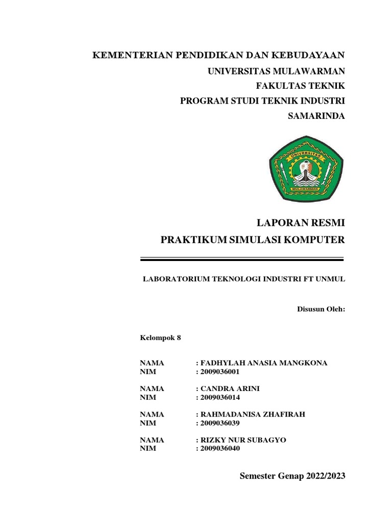 Kel 8 - Laporan Resmi | PDF
