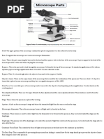 Labeled Diagram of Microscope Parts | PDF | Microscope | Optical Devices