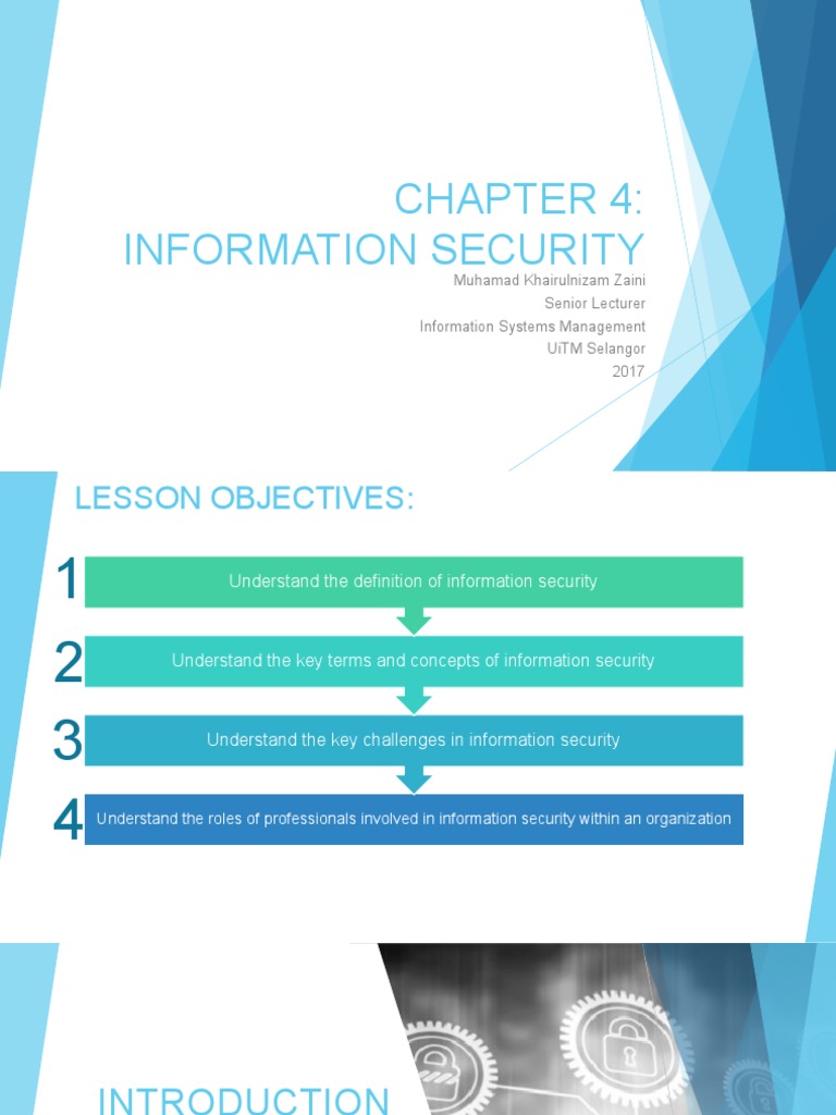 Chapter 4 Information Security Pdf Information Security Computer