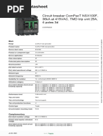 Schneider NS1000N MCCB | PDF | Alternating Current | Electrical Engineering