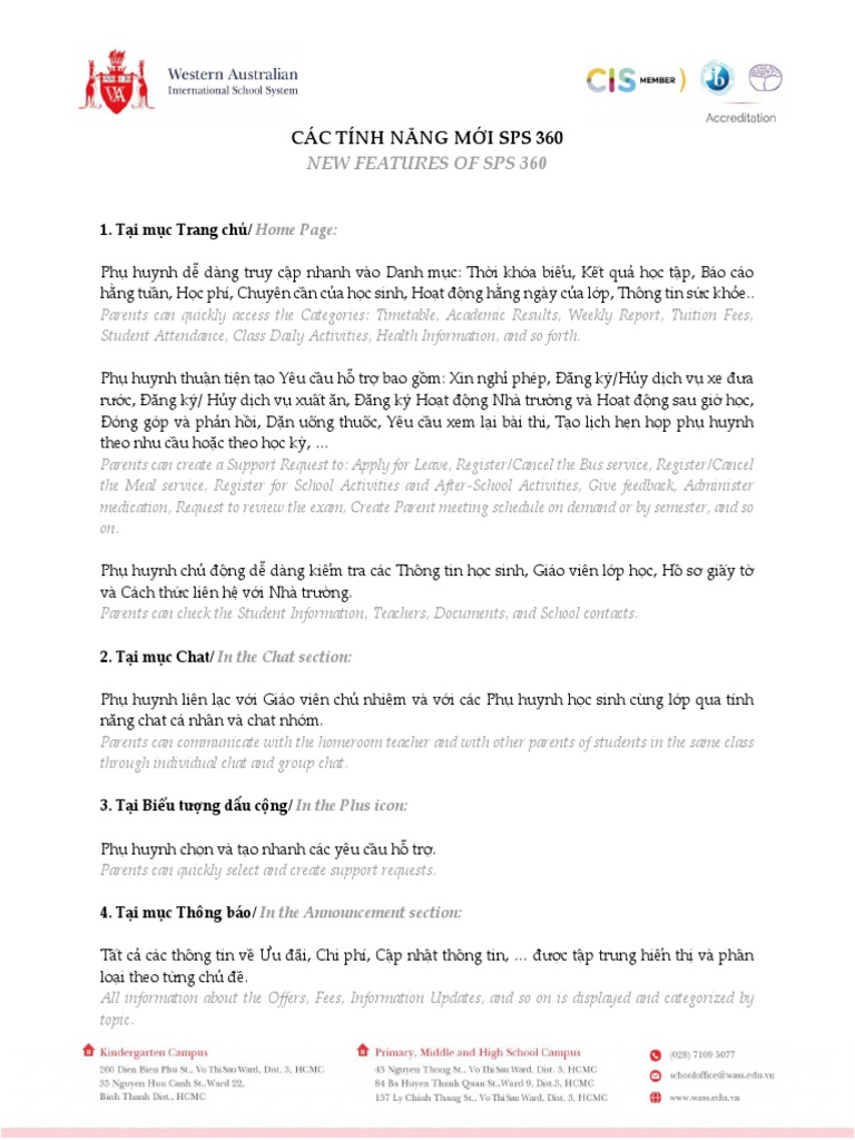 WASS - Cac Tinh Nang Moi SPS 360 | PDF