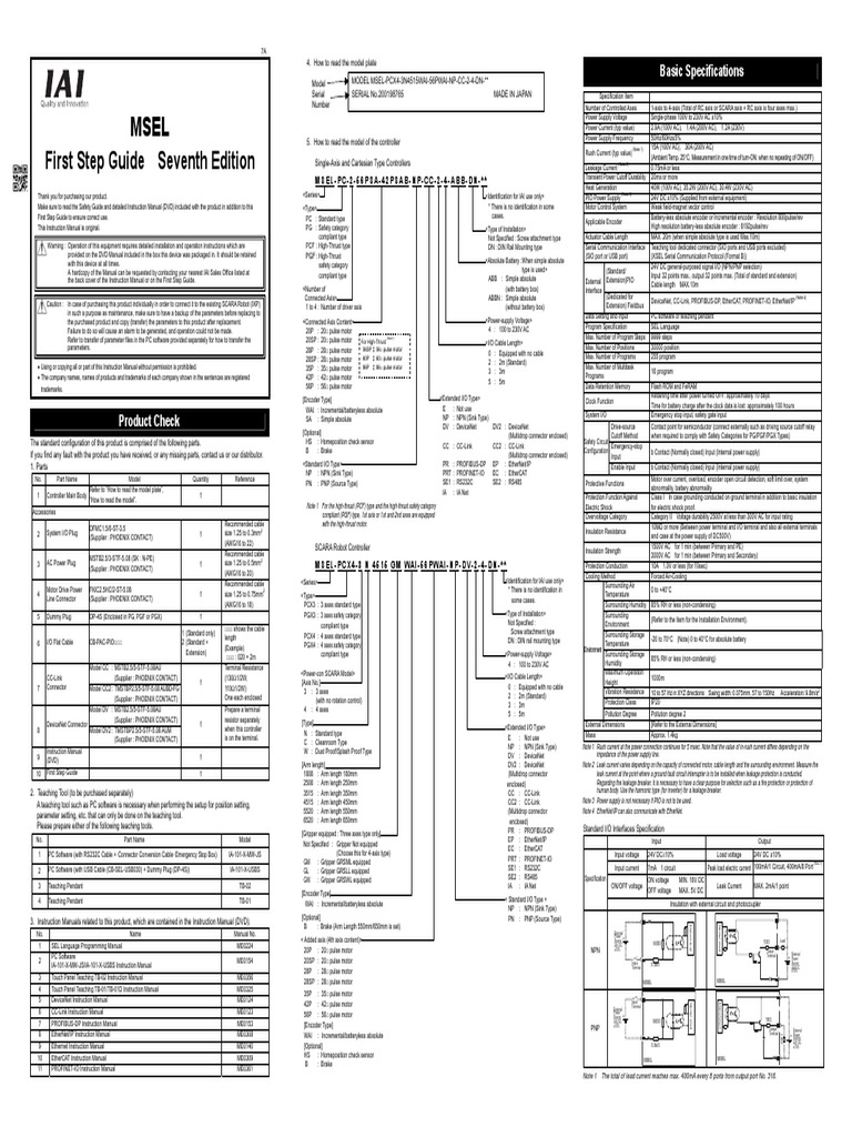 First Step - Msel (Me0337 7a) | PDF | Power Supply | Electrical Connector