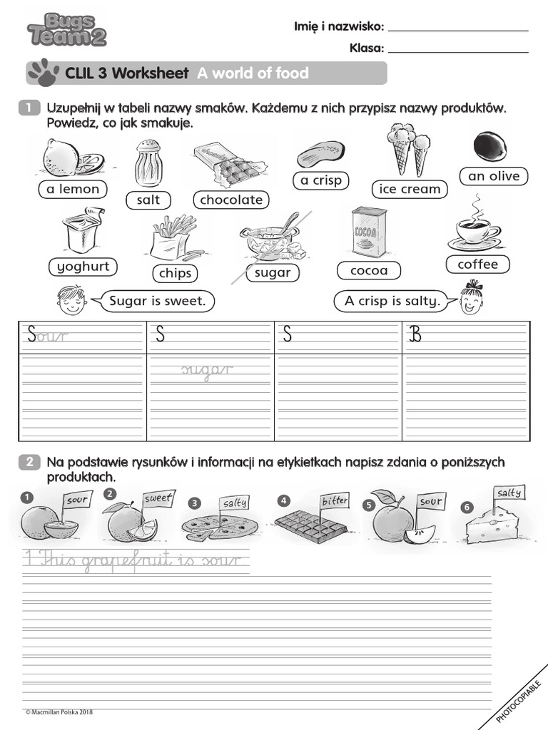Bt2 Clil 3 Pb Worksheet | PDF