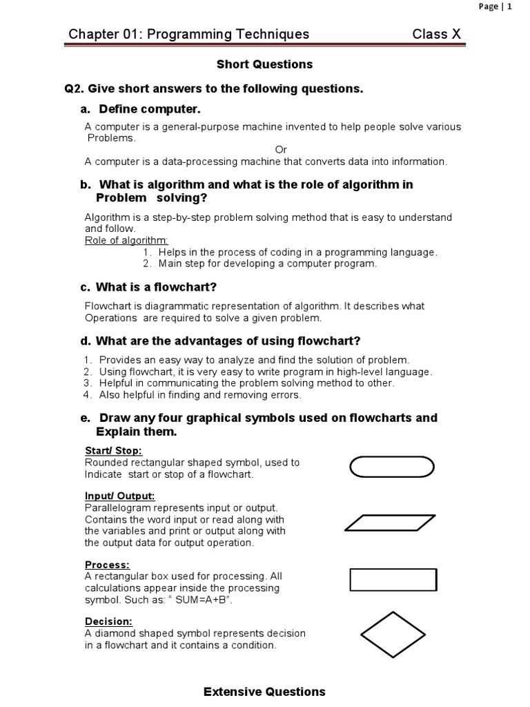 Chapter 1 | Download Free PDF | Algorithms | Computer Programming
