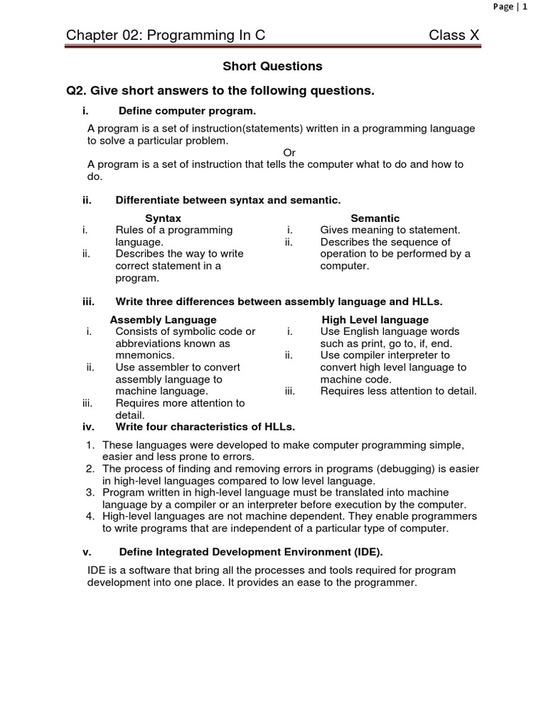 Chapter 2 | PDF | Programming | Computer Program