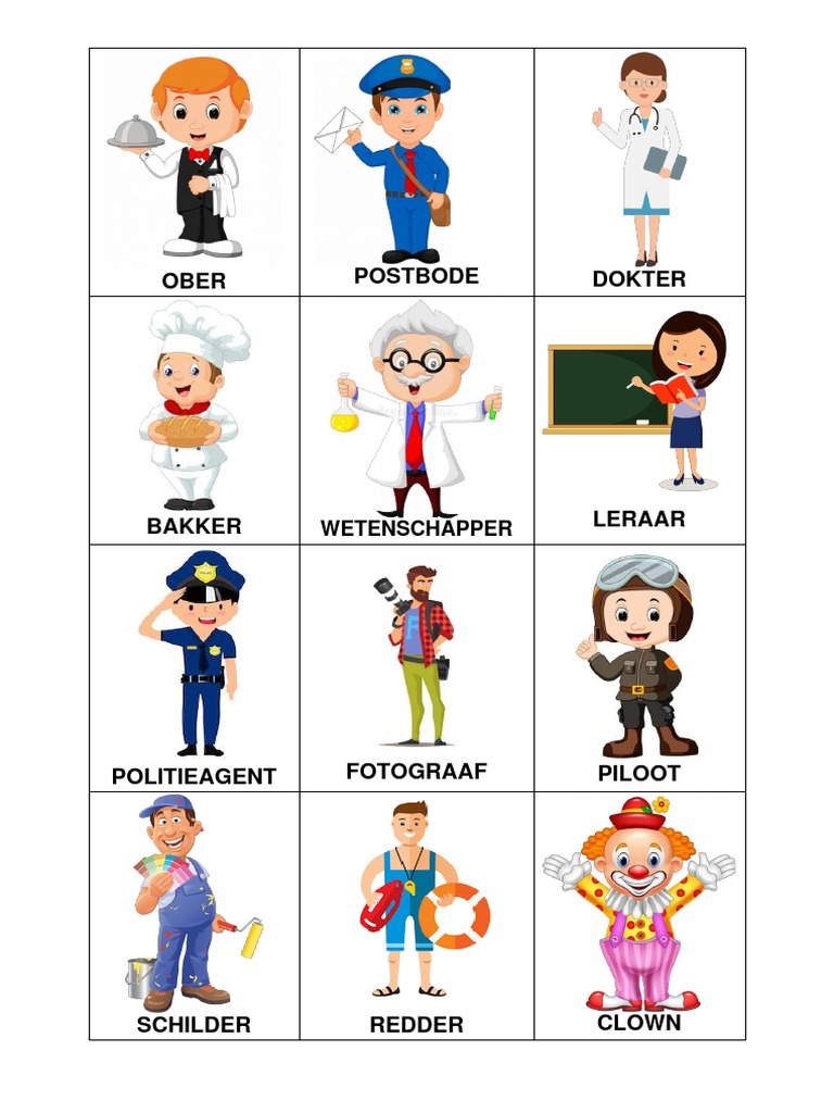 Beroepen Kaartjes | PDF