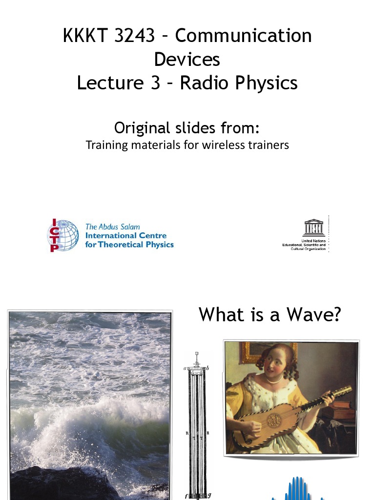Lecture 3 - Radio Physics | PDF | Waves | Radio Wave