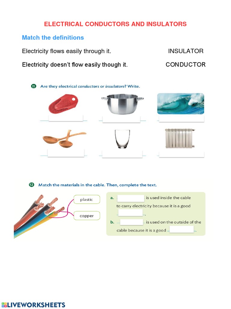 Conductors and Insulators | PDF