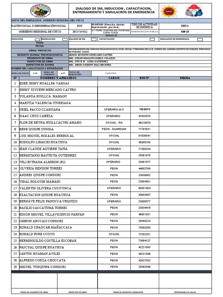 Formato de Charla | PDF