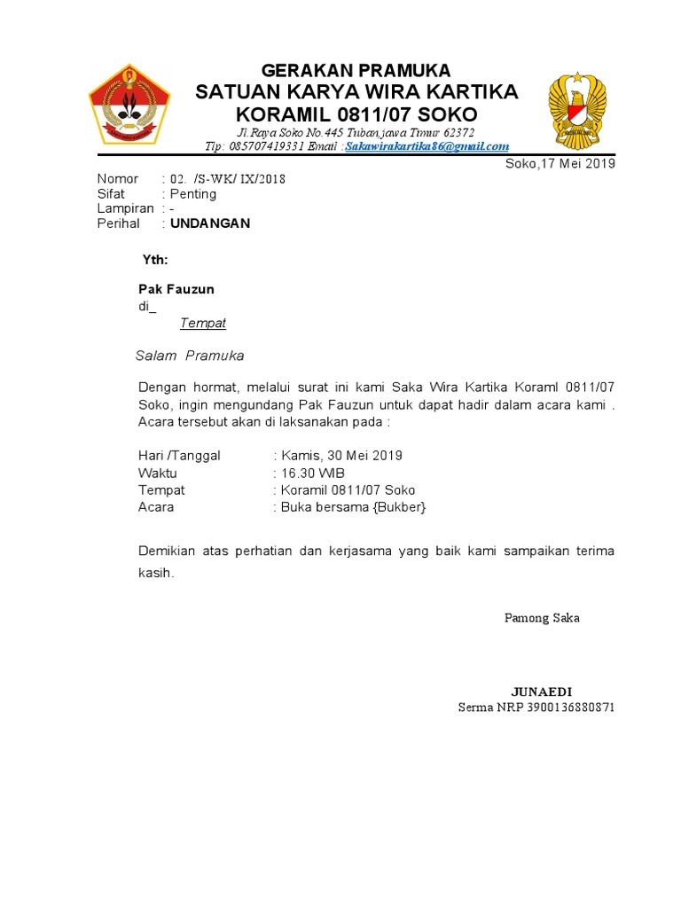 Contoh Surat | PDF