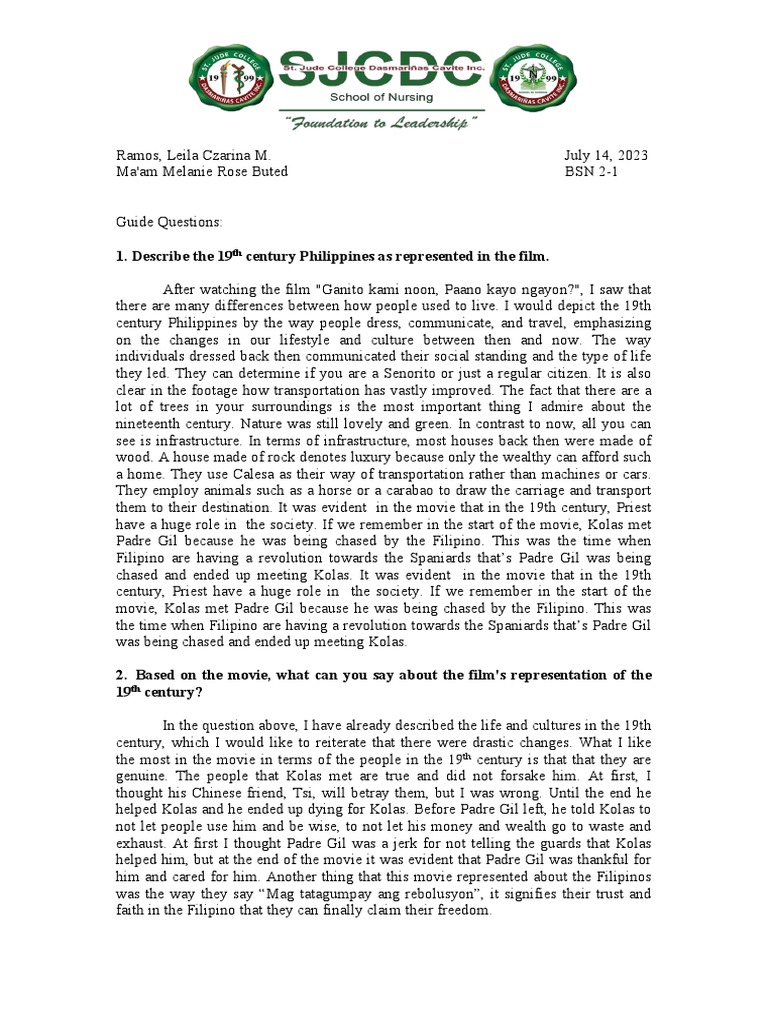 Ramos - Reflection Paper (RLW) | PDF