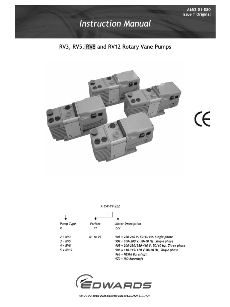EDWARDS PUMP_2 | PDF