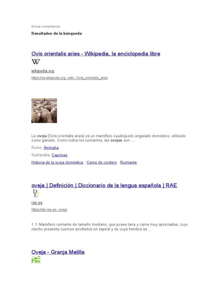 Oveja Pdf Oveja Etnobiología