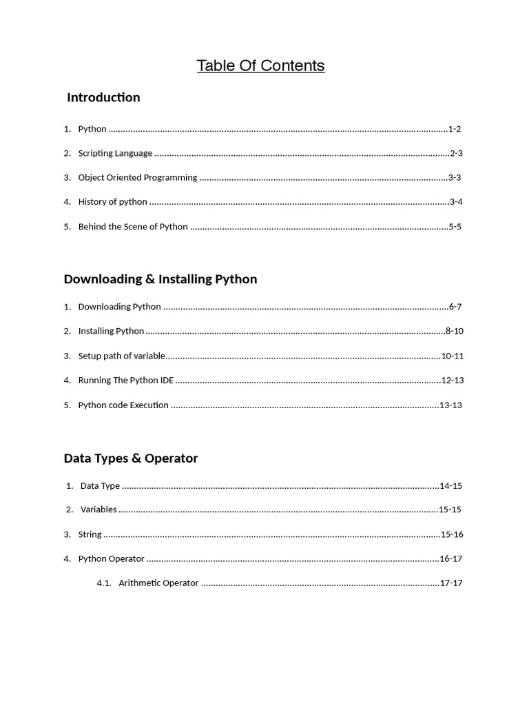 Summer Training Content | PDF | Python (Programming Language ...