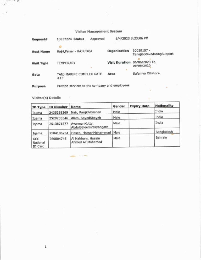 Temporary Access | PDF