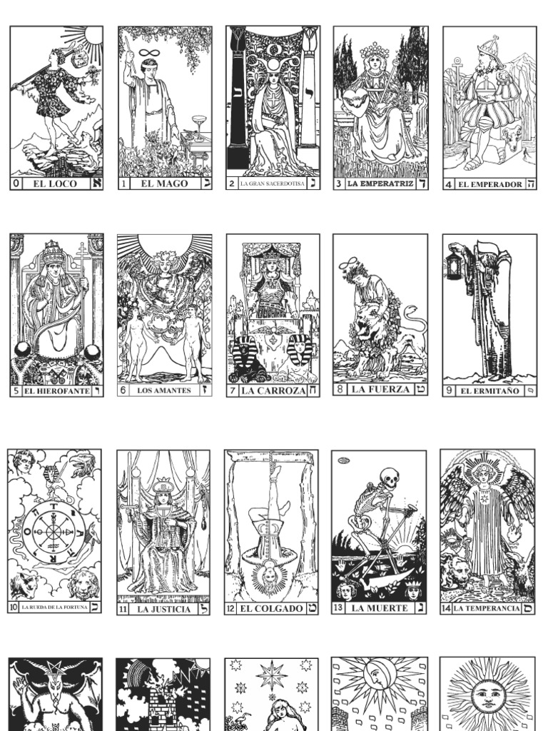 Tarot para Imprimir Chico | PDF