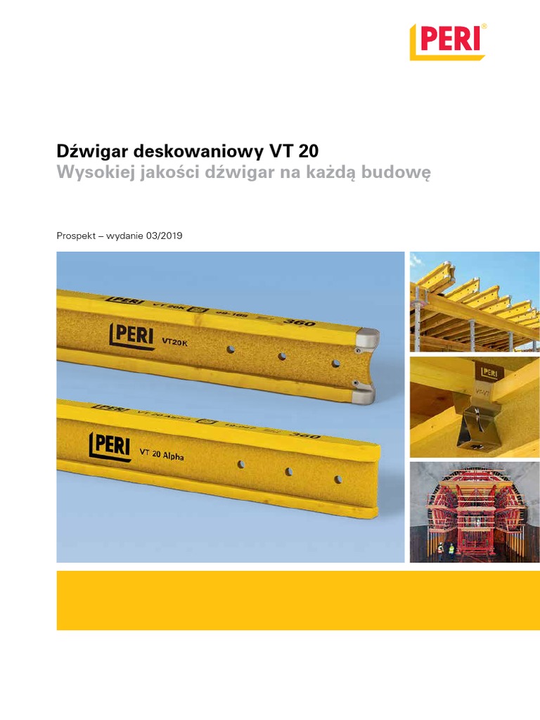 VT 20 Formwork Girder | PDF